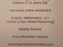 Online Tutoring For 7-11 Year Olds | in Telford, Shropshire | Freeads